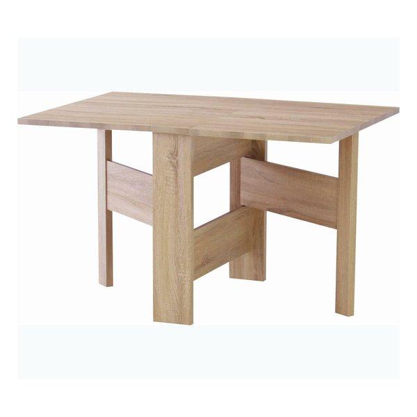 使わないときはコンパクトに折りたためるダイニングテーブル。