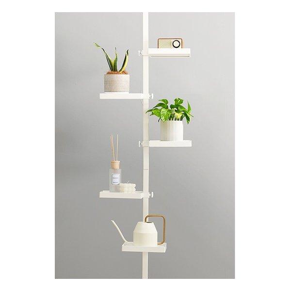 オシャレなディスプレイや小物収納に突っ張りタイプなので賃貸でも使えるポールラック