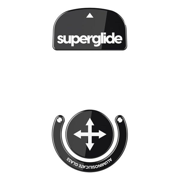 マウスソール 強化ガラス素材 ラウンドエッヂ加工 高耐久 超低摩擦