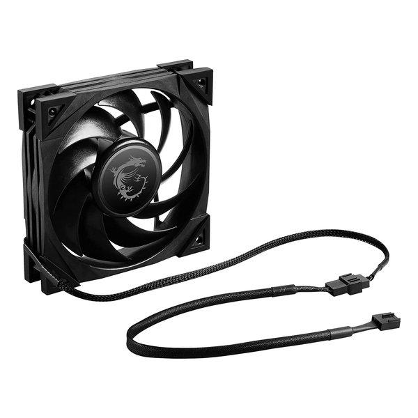 強力なエアフローを生むLCP素材のファンブレードを搭載。静音性と耐久性に優れた120mmファン。