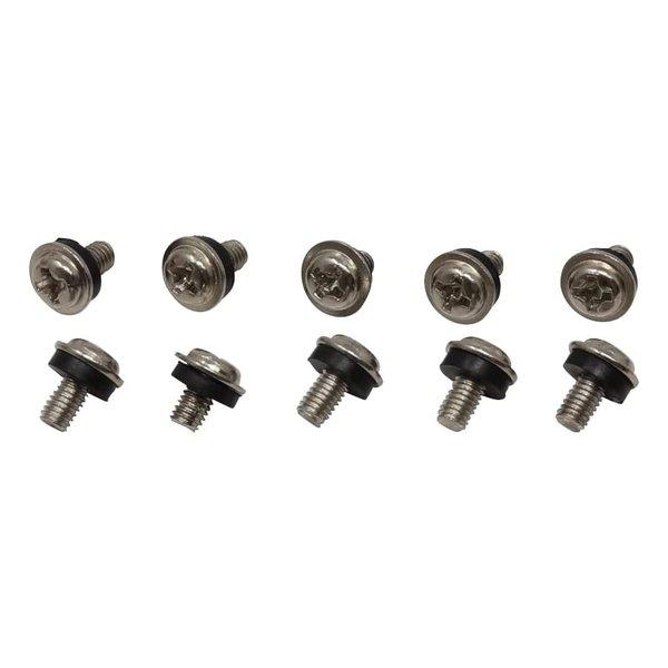 ミリネジにゴムワッシャーを付けて、防振対策をしました。