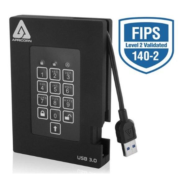 FIPS 140-2 Level2認定取得。暗証番号によるデータ保護が可能なUSB 3.0対応のポータブルストレージ