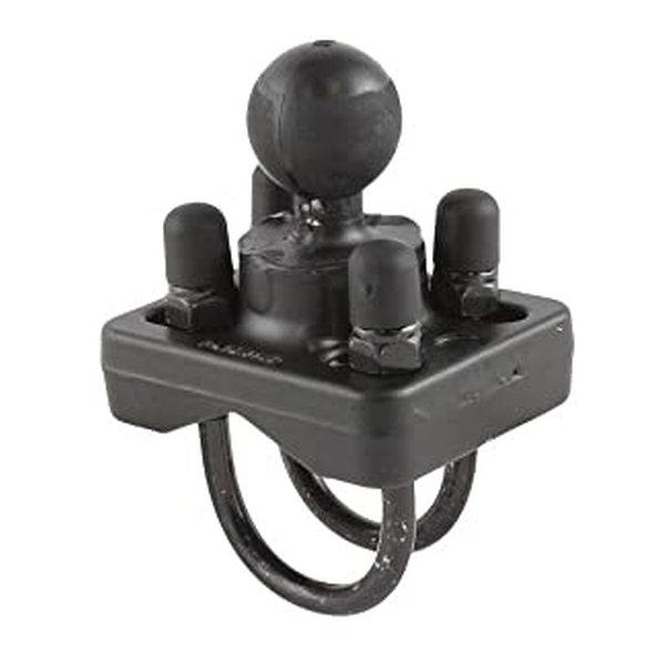 高品質なステンレス製U字ボルト2本で取り付けるベースパーツ。