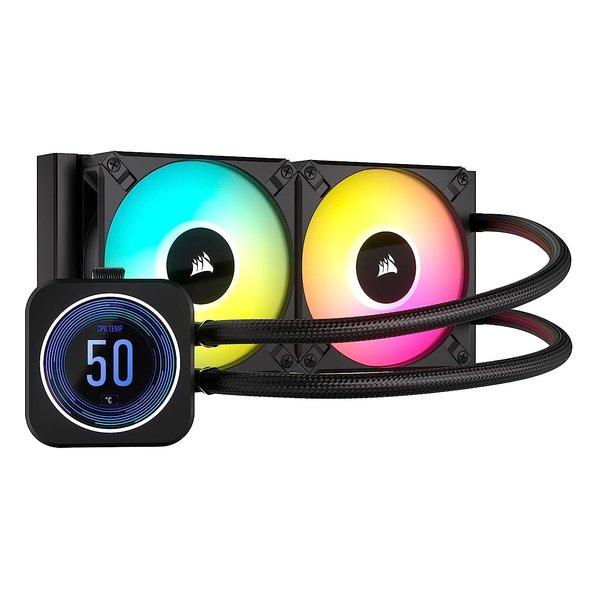 GIF や画像、システム情報を表示するパーソナライズされたLCDスクリーンを搭載したCPUクーラーです。