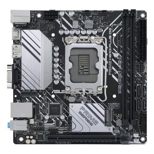 H610チップセットを搭載した、コンパクトなビジネス向けモデルのMini-ITXマザーボード（ソケットLGA1700）。