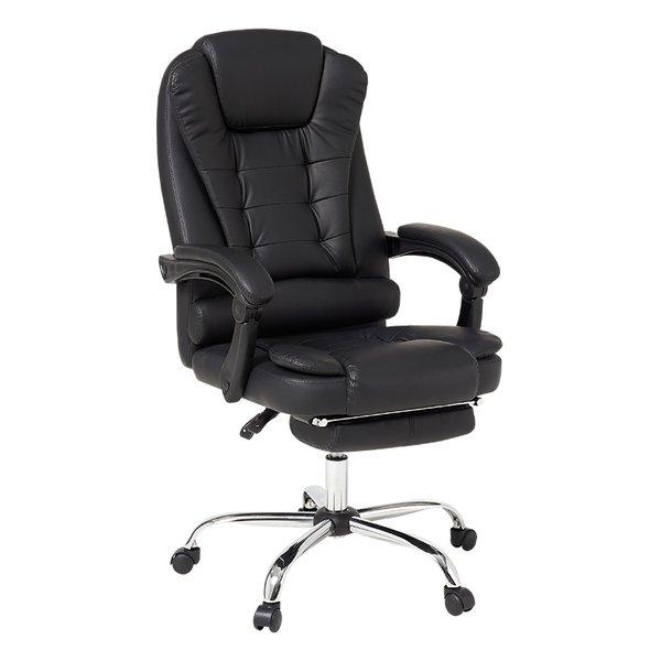 立体構造のシートが腰や背中をサポート。無段階にリクライニングする背もたれとフットレストでゆったりくつろげる。