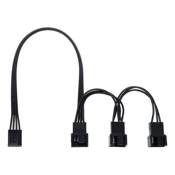 デイジーチェーン (数珠つなぎ) 型ケーブルのため、水冷や2、3連ファンの環境に最適