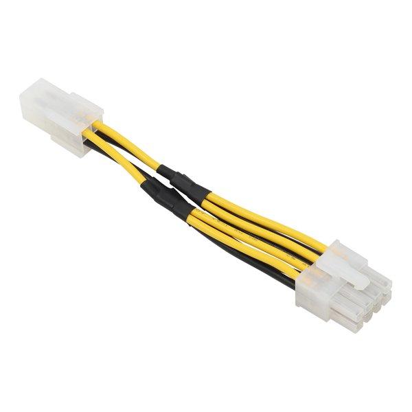 電源ユニットのATX12Vコネクタ （4ピン） をEPS12Vコネクタ （8ピン） に変換します。