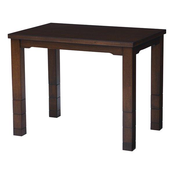 高さが6段階に変更できるこたつテーブル。ダイニングチェア、ソファ、座椅子などお使いの家具に合わせた高さに変更できます。