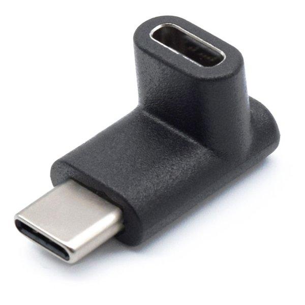 Type-C端子を垂直 90°変換する変換コネクター