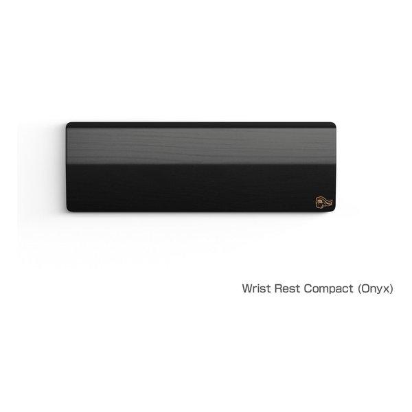 4種類のサイズから選べる、ダークブラウンの木目が美しい木製リストレスト