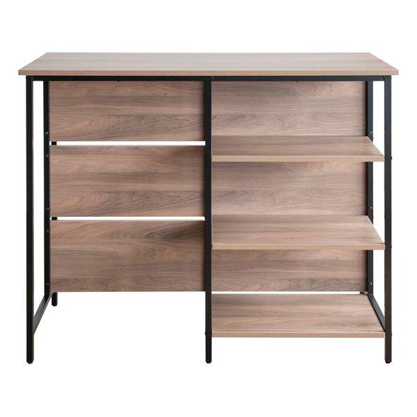 キッチンのゴミ箱や家電をまとめて収納しながら、お料理やカフェタイムもお楽しみいただけるキッチンカウンターテーブル『Salus（サルース）』