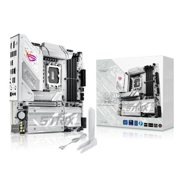 Intel B860チップセット搭載 ホワイトカラー「ROG STRIX」MicroATXゲーミングマザーボード
