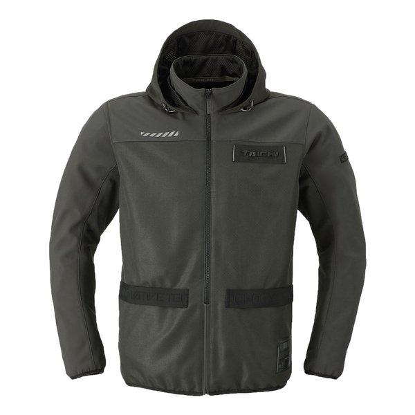 高い通気性と着心地の軽さが特徴的なエアスルーパーカ