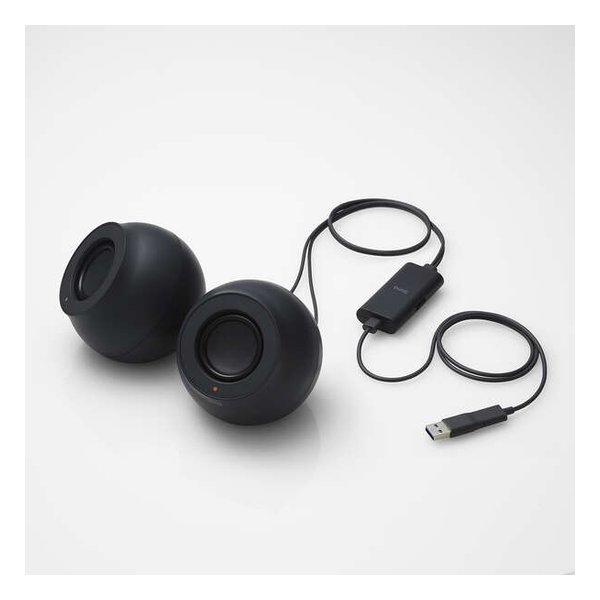 パソコンやスマートフォンに接続して使える、実用最大出力4.4Wの2.0chステレオスピーカー“Stina(スティーナ)”