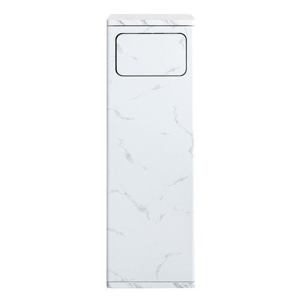 ゴミ箱に見えないデザインのハイタイプ木製プッシュ式ダストボックス