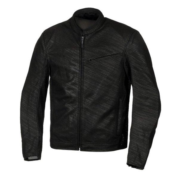 ベーシックなスタイルに風を効率的に取り込む2種類のメッシュ生地を組み合わせ、真夏のライディングを快適にする為に改良を加えたシングルライダース