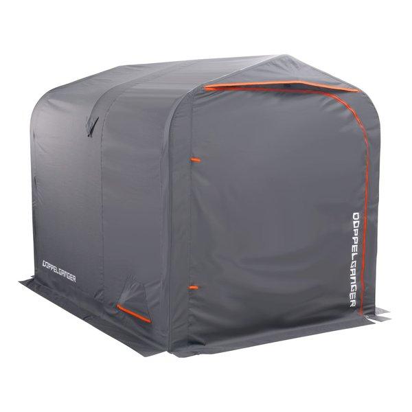 広がる固定の可能性。DIY派にも嬉しい市販のブロック規格へ合わせたバイク専用ガレージ。