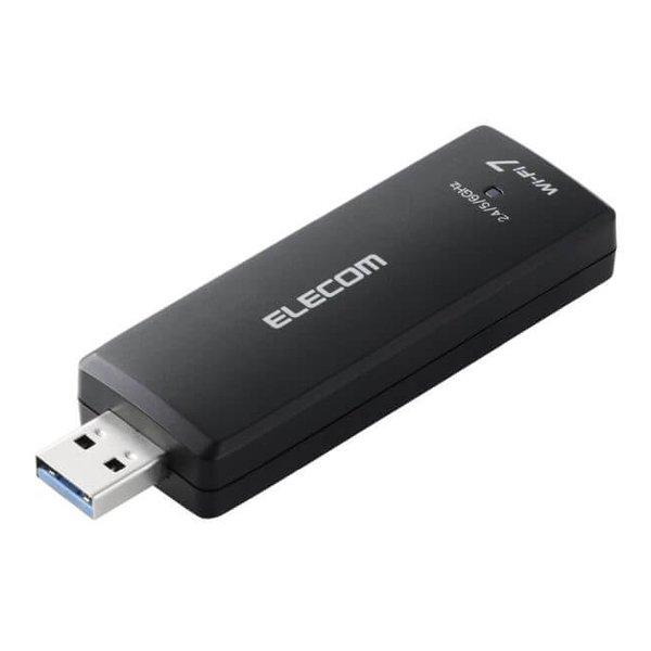 高速通信可能なWi-Fi 7 USB 5Gbps（USB3.0）対応 2880Mbps無線LANアダプターです。