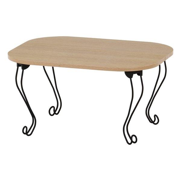 キュルンとしたねこ脚がかわいい！コンパクトテーブル