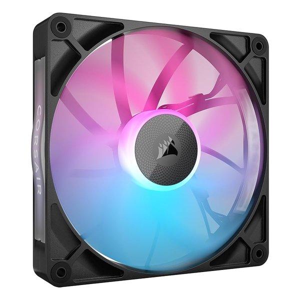 簡単な接続と同期が可能なiCUE LINK エコシステム対応の140mm ARGB対応PCケースファン