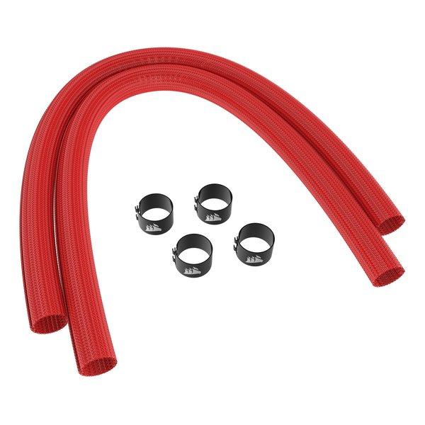 スチール製エンドキャップカバーで簡単に取り付け可能。水冷一体型CPUクーラーのチューブ用スリーブキット