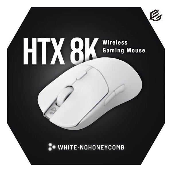 G-Wolves HTX 8K Wireless White-NoHoneycomb 43g ゲーミングマウス