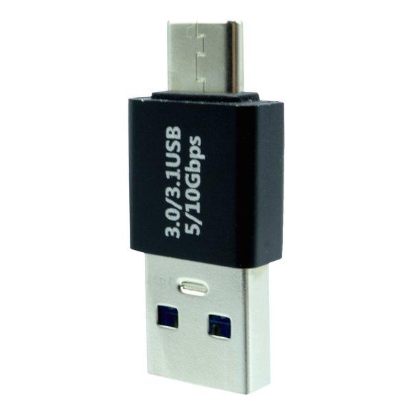 一般的なUSB-Cケーブル（USB-A ? USB-C）と同様に使える USBアダプタ