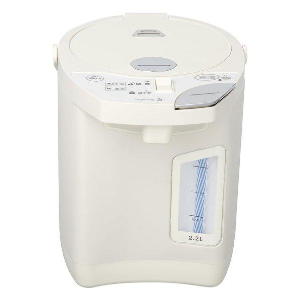 給湯ボタンが大きく使いやすい 手軽で頼れる電動ポット