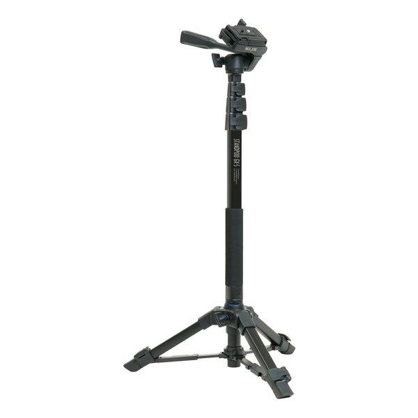 スマートフォンにも対応する、自立一脚