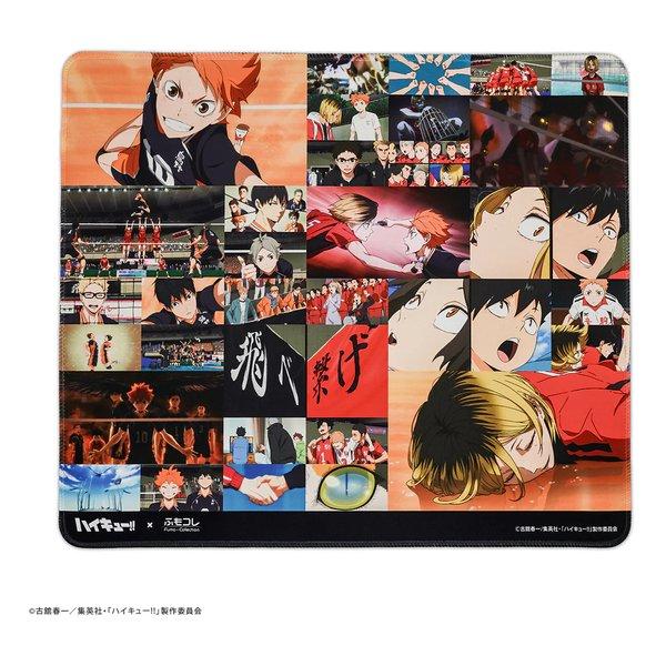 ふもっふのおみせがプロデュースする「ふもコレ」と、『ハイキュー!!』のコラボグッズです。