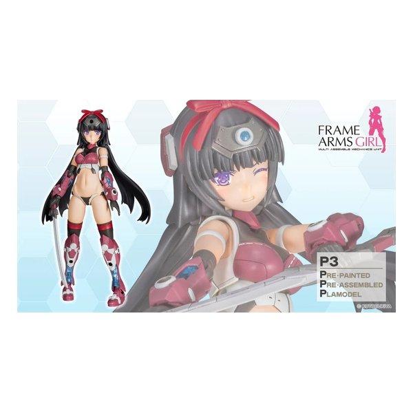 新シリーズP3（PRE-PAINTED PRE-ASSEMBLED PLAMODEL：ピースリー）シリーズ最新作は「マガツキ くノ一 Ver.」！