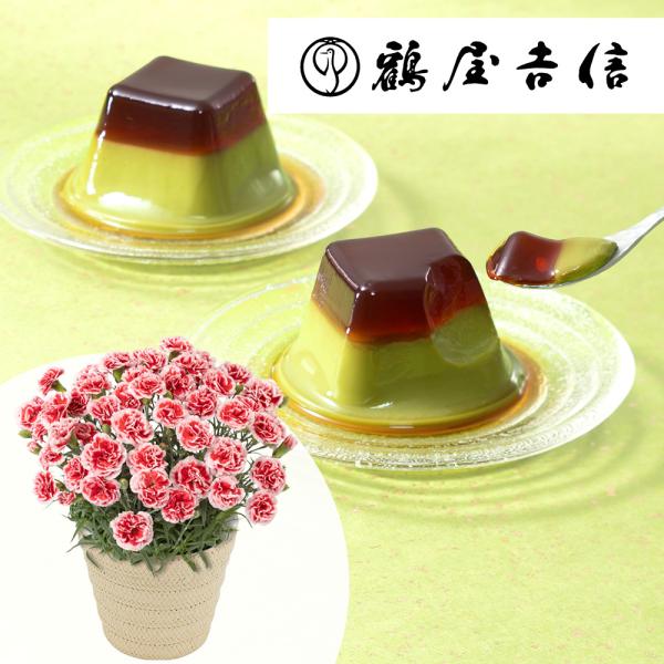 冷やしてぷるぷる、つるん。老舗和菓子屋の涼味菓子  素材の美味しさを活かした職人のこだわり和風プリン  今回お届けするのは、江戸時代、享和三年（1803）より続く名店「鶴屋吉信」より「黒糖わらび抹茶プリン」です。  ぷるんとした、上品な甘さ...