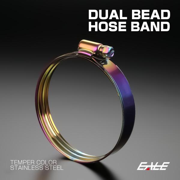 ホースへの食い込みがよい二重のビードで密閉性を高めるデュアルシールド構造。バンドエッジ部によるホースへの攻撃を抑制し、傷に弱いシリコンホースを保護します。商品概要■品名：ダブルビードホースバンド■カラー：焼き色■品番/適合径S-1285/3...