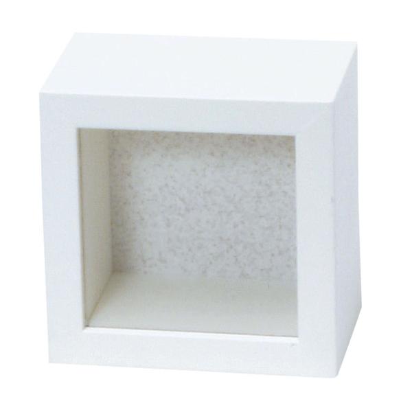 【ご購入後の当店からの連絡はご登録のメールアドレスに通知いたします。必ずご確認ください】【商品概要】外寸:100×100×62mm内寸:74×74×50mm重量：170ｇ本体:木製　面材:アクリル壁掛け用金具、吊り紐付き立体クッションシール...