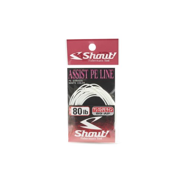【ご購入後の当店からの連絡はご登録のメールアドレスに通知いたします。必ずご確認ください】【商品概要】サイズ：3m強度lb：80lb【商品説明】【商品詳細】ブランド：シャウト!商品種別：スポーツ＆アウトドア商品名：シャウト! アシストPEライ...