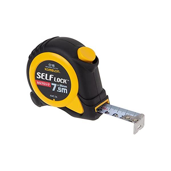 【ご購入後の当店からの連絡はご登録のメールアドレスに通知いたします。必ずご確認ください】【商品概要】梱包サイズ:7.0cm×16.1cm×21.5cmテープ幅:25mm テープ長:7.5m 目盛仕様:メートル・JIS1級 オートストップ機能...