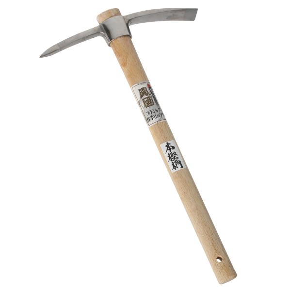 【ご購入後の当店からの連絡はご登録のメールアドレスに通知いたします。必ずご確認ください】【商品概要】原産国:中国頭部:ステンレス柄部:木柄【商品説明】説明サビにくい本格派ステンレスピッケル【商品詳細】ブランド：DAISHIN商品名：鳳国 ス...