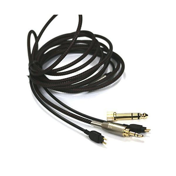 【ご購入後の当店からの連絡はご登録のメールアドレスに通知いたします。必ずご確認ください】【商品概要】交換用オーディオアップグレードケーブルは、Sennheiser HD650、HD600、HD580、HD660S、Massdrop HD6X...