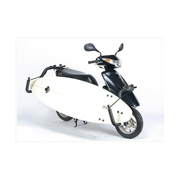 【ご購入後の当店からの連絡はご登録のメールアドレスに通知いたします。必ずご確認ください】【商品概要】カゴ穴使用のサーフキャリア【商品説明】バーアングルがずれない工夫あり。<br/> レインボー スクーター用キャリア<br/...