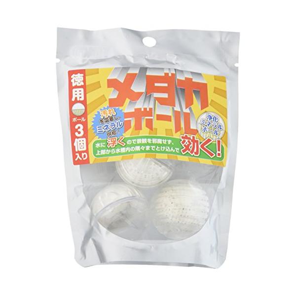 【ご購入後の当店からの連絡はご登録のメールアドレスに通知いたします。必ずご確認ください】【商品概要】本体サイズ (幅X奥行X高さ) :10×4×13cm本体重量:0.1kg【商品説明】説明メダカ用に開発した水質調整剤。水に浮くタイプなので簡...