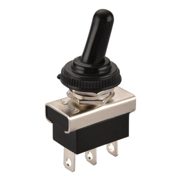 【ご購入後の当店からの連絡はご登録のメールアドレスに通知いたします。必ずご確認ください】【商品概要】入力：12VDC,25A取付穴サイズ：12.2mmSPST, オン/オフ(ON-OFF)全体のサイズ（約）：29 x 15 x 61mm3ピ...