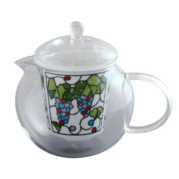 【ご購入後の当店からの連絡はご登録のメールアドレスに通知いたします。必ずご確認ください】【商品概要】サイズ:本体-約幅14.6×奥行き11×高さ8.8cm,フタ-約直径7.7×高さ4.4cm,茶こし-約直径7.8×高さ7.3cm素材:本体-...