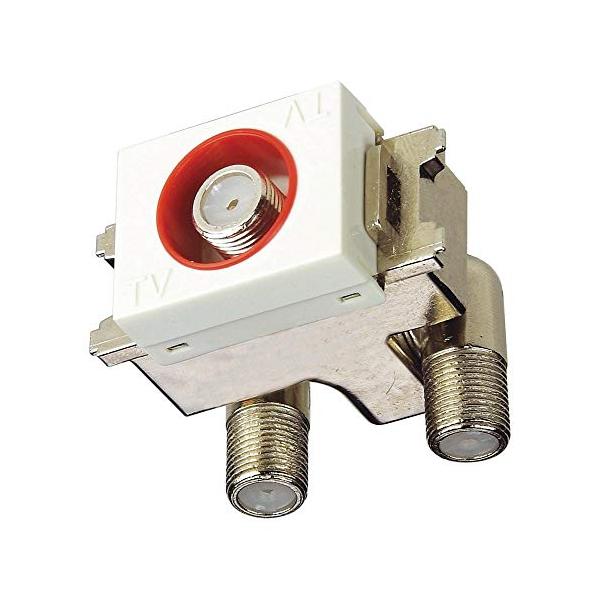 【ご購入後の当店からの連絡はご登録のメールアドレスに通知いたします。必ずご確認ください】【商品概要】新4K8K衛星放送対応TV-IN電源挿入型IN、OUT端子可動型コンセントプレート：1個用SHマーク取得【商品説明】説明電源挿入型中継用【商...