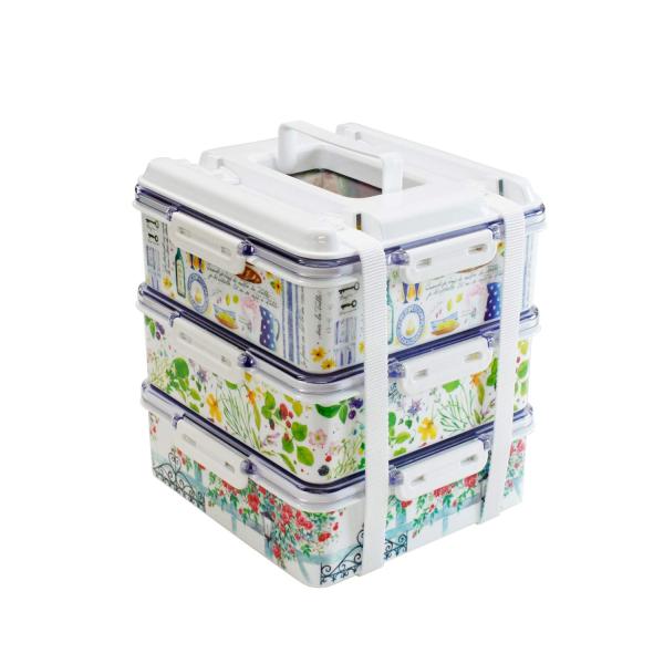 【ご購入後の当店からの連絡はご登録のメールアドレスに通知いたします。必ずご確認ください】【商品概要】本体・仕切：ポリプロピレン(耐熱温度 140℃/耐冷温度 -20℃)フタ：ＡＳ樹脂(耐熱温度 80℃/耐冷温度 -30℃)パッキン：シリコン...