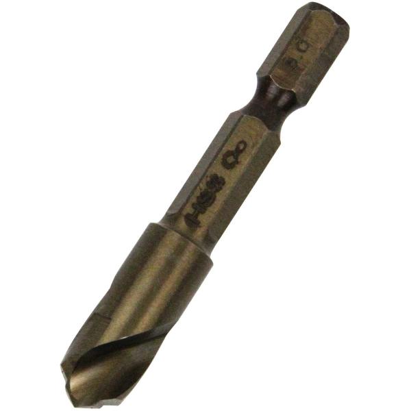 【ご購入後の当店からの連絡はご登録のメールアドレスに通知いたします。必ずご確認ください】【商品概要】サイズ:9.0mm標準穴あけ可能厚:(ステンレス)1.0mm・(鉄)2.0mm軸:六角軸6.35mm使用電動工具:充電式インパクトドライバー...