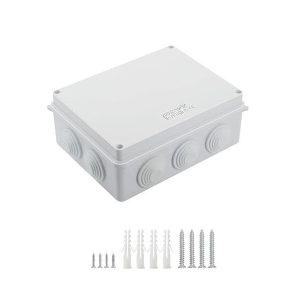 【ご購入後の当店からの連絡はご登録のメールアドレスに通知いたします。必ずご確認ください】【商品概要】製品名：ジャンクションボックス、接続箱　防水保護等級：IP65　資格：CE、ROHSケーブルエントリー数：10　マウントタイプ：表面実装材質...