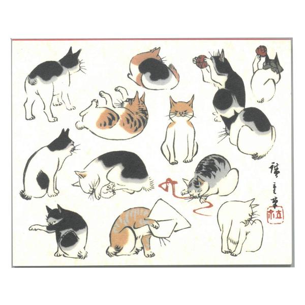 【ご購入後の当店からの連絡はご登録のメールアドレスに通知いたします。必ずご確認ください】【商品概要】【サイズ】幅13.8×高さ10.5×厚さ1.0cm【仕様】越前和紙、半つなぎ製本、50枚綴り【生産国】日本【その他】歌川広重の画集「浮世画譜...