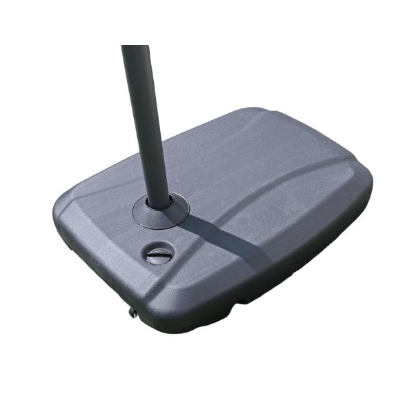 【ご購入後の当店からの連絡はご登録のメールアドレスに通知いたします。必ずご確認ください】【商品概要】サイズ:80x60x16 cm重量:8.95kg素材:十字ベース/スチール、重石/ポリエチレン【商品説明】説明パラソル用の重石で、吸水式なの...