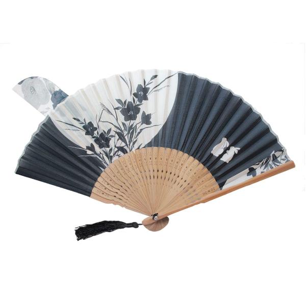 【ご購入後の当店からの連絡はご登録のメールアドレスに通知いたします。必ずご確認ください】【商品概要】素材：「扇面」レーヨン 高級裏地として使われた素材で、シルクに似た光沢・手触りが特徴のレーヨン/「骨組」天然竹製使用 はっきり見える透かし、...